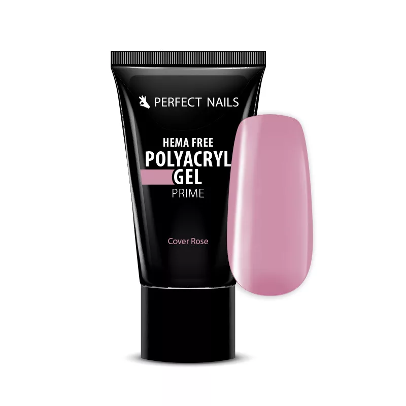PolyAcryl Gel Prime - Hema Free Polygel in Tube - Cover Rose