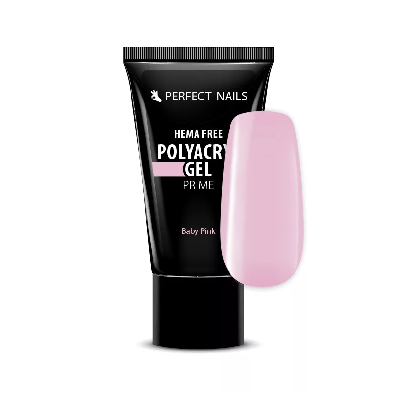 PolyAcryl Gel Prime - Hema Free Polygel in Tube - Baby Pink
